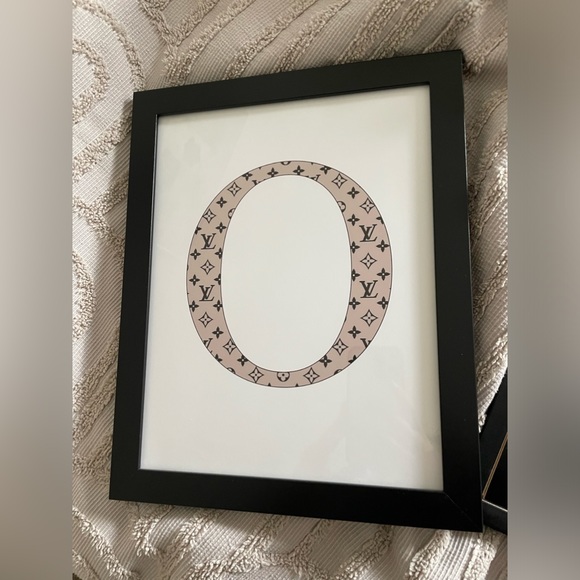 Louis Vuitton | Wall Decor | O Louis Vuitton Monogram Print | Poshmark